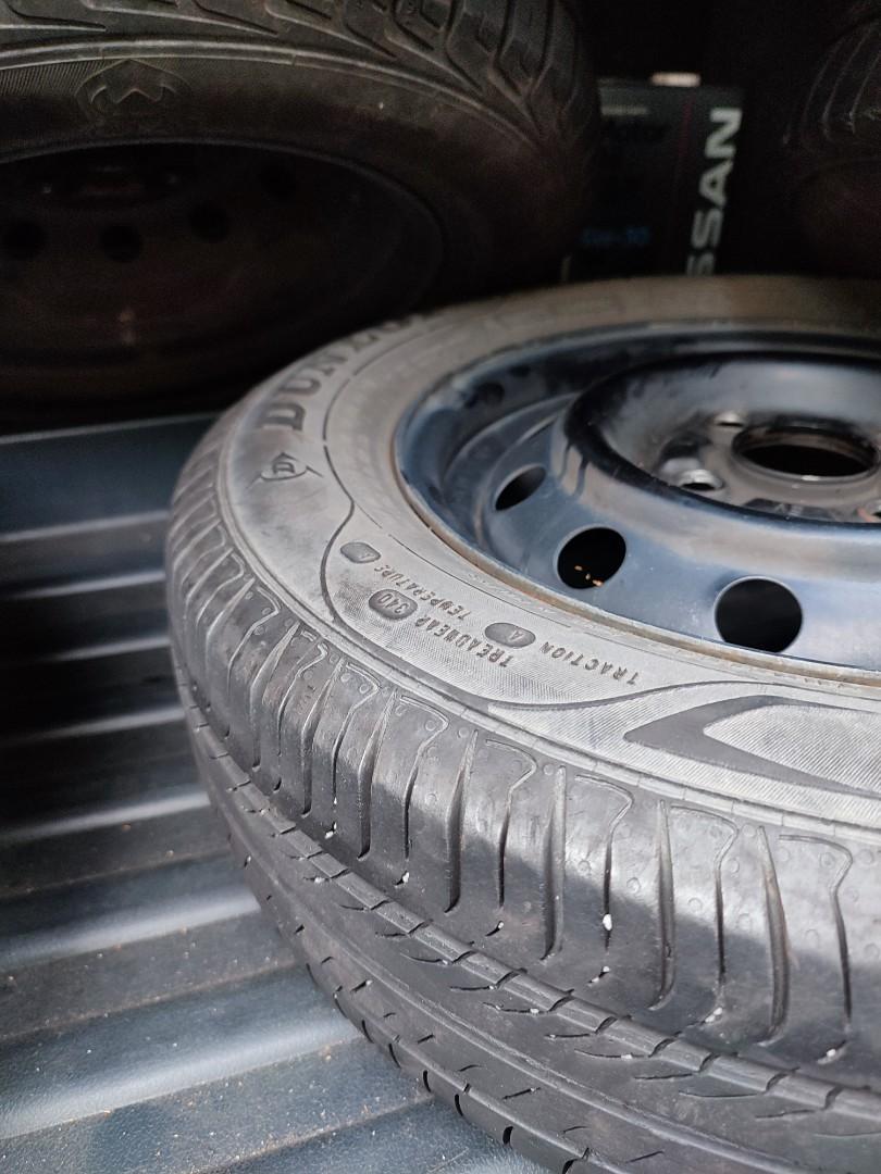 Perodua Viva standard 12inch rims (tayar kompang), Auto Accessories on ...