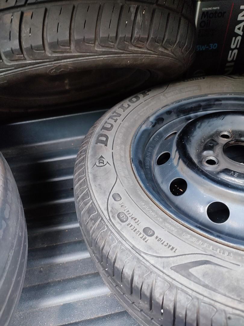 Perodua Viva standard 12inch rims (tayar kompang), Auto Accessories on ...