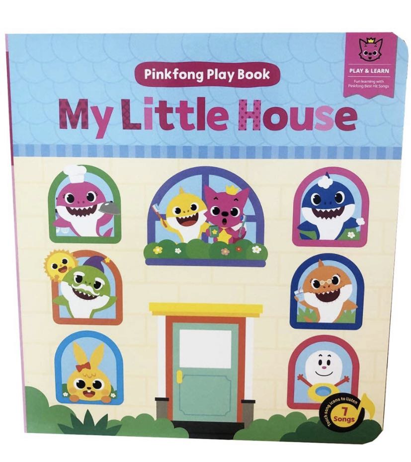 Pinkfong play book - My little house board book, Hobbies & Toys, Books ...