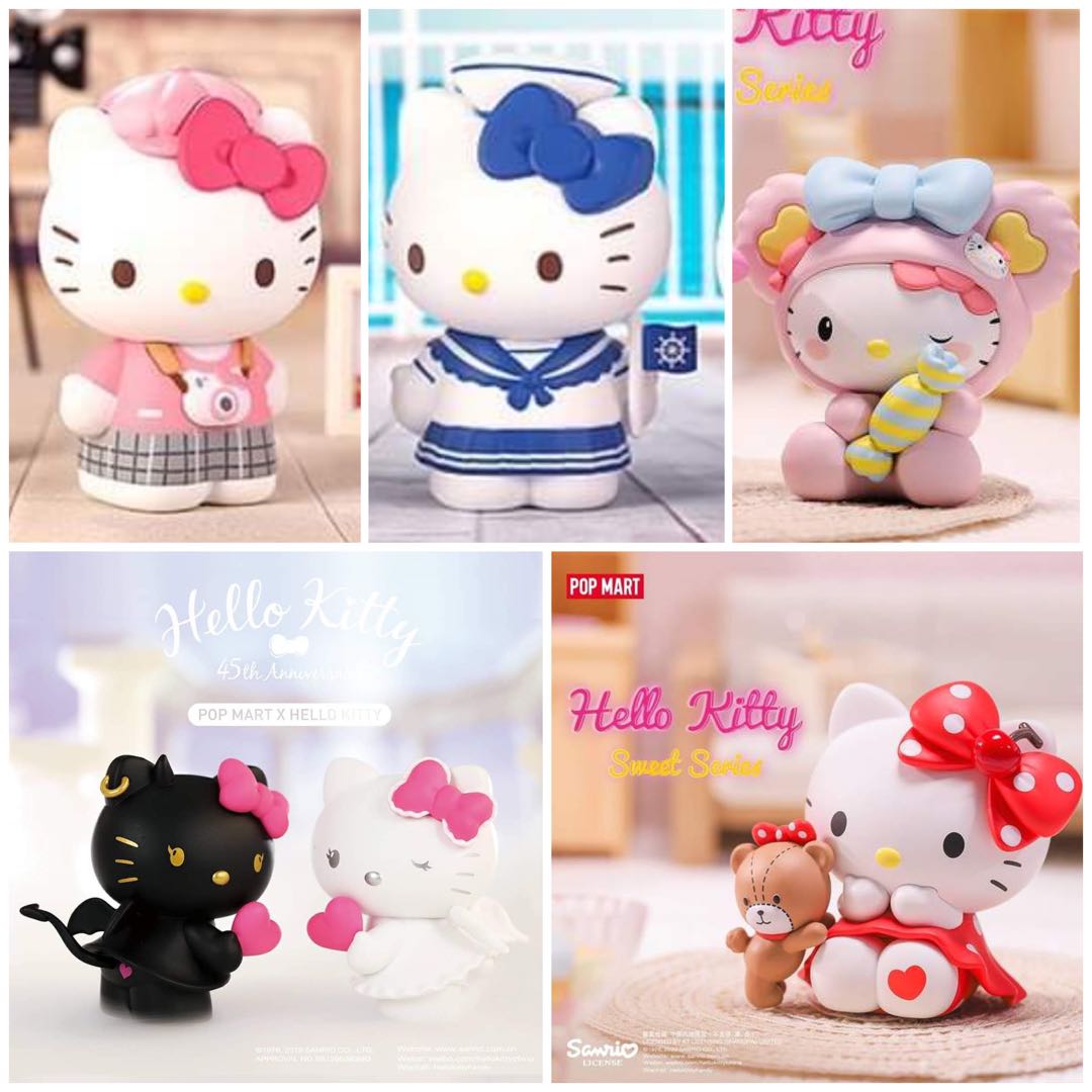 Popmart pop mart Hello Kitty careers / 45th anniversary / sweet series ...