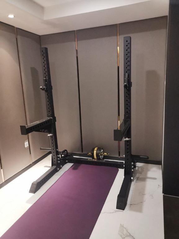 Powerlifting Half Rack Power Rack Spotter Arms Squat Stand Squat Rack ...