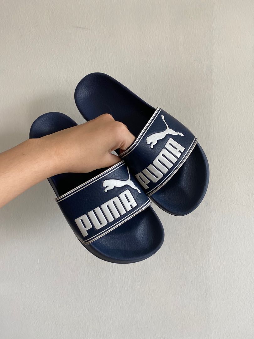 Puma slides, Women's Fashion, Footwear, Flipflops and Slides on Carousell
