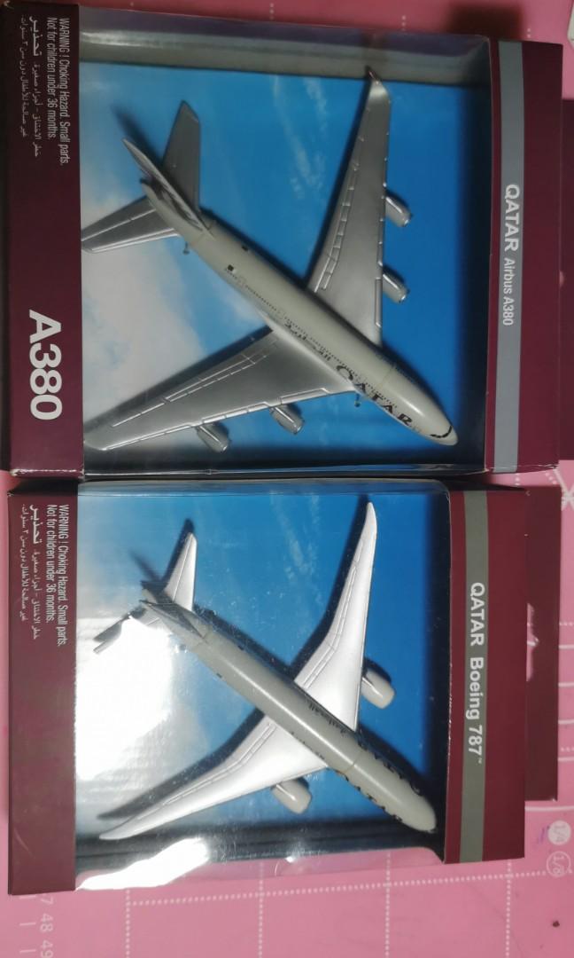 QATAR Airways Airbus A380 Boeing 787, Hobbies & Toys, Memorabilia ...