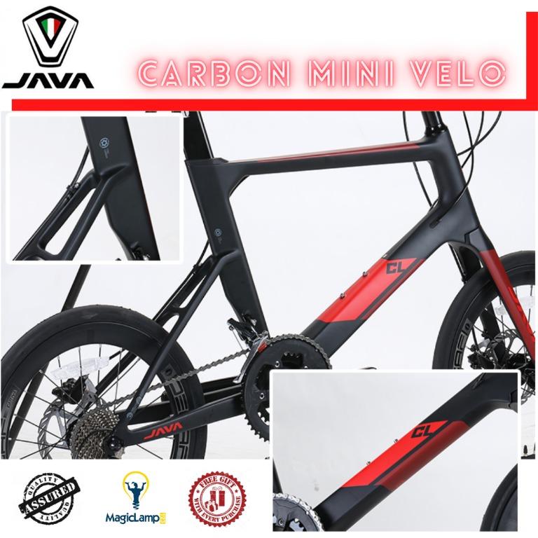 JAVA Carbon MINI VELO - Carbon fiber frame | 20 inches wheelset ...