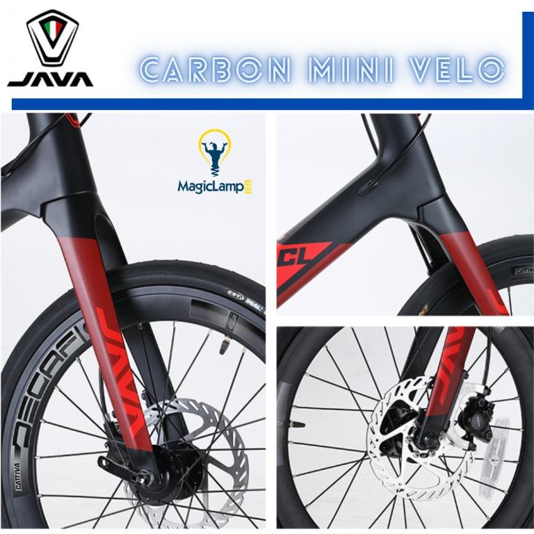 JAVA Carbon MINI VELO - Carbon fiber frame | 20 inches wheelset ...