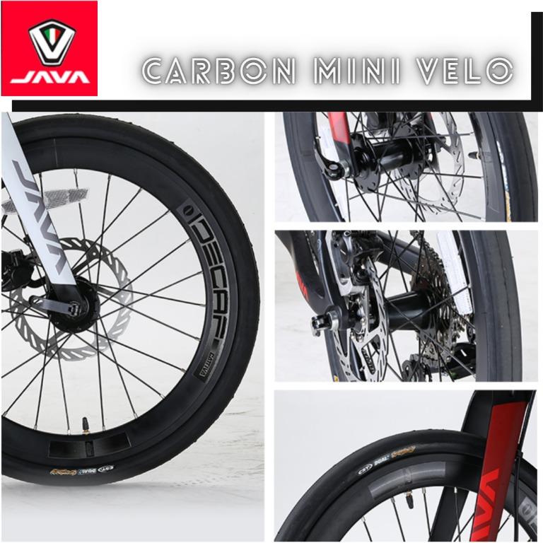 JAVA Carbon MINI VELO - Carbon fiber frame | 20 inches wheelset ...