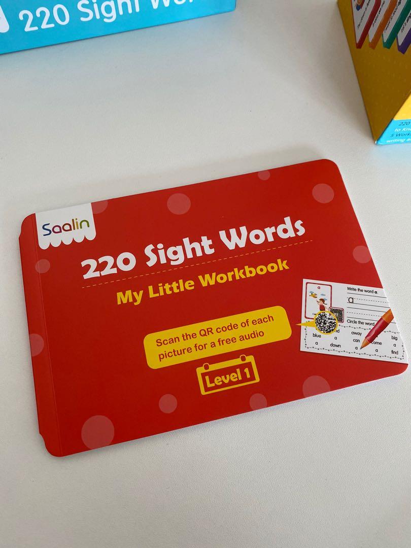 Saalin 220 Sight Words, Hobbies & Toys, Toys & Games on Carousell