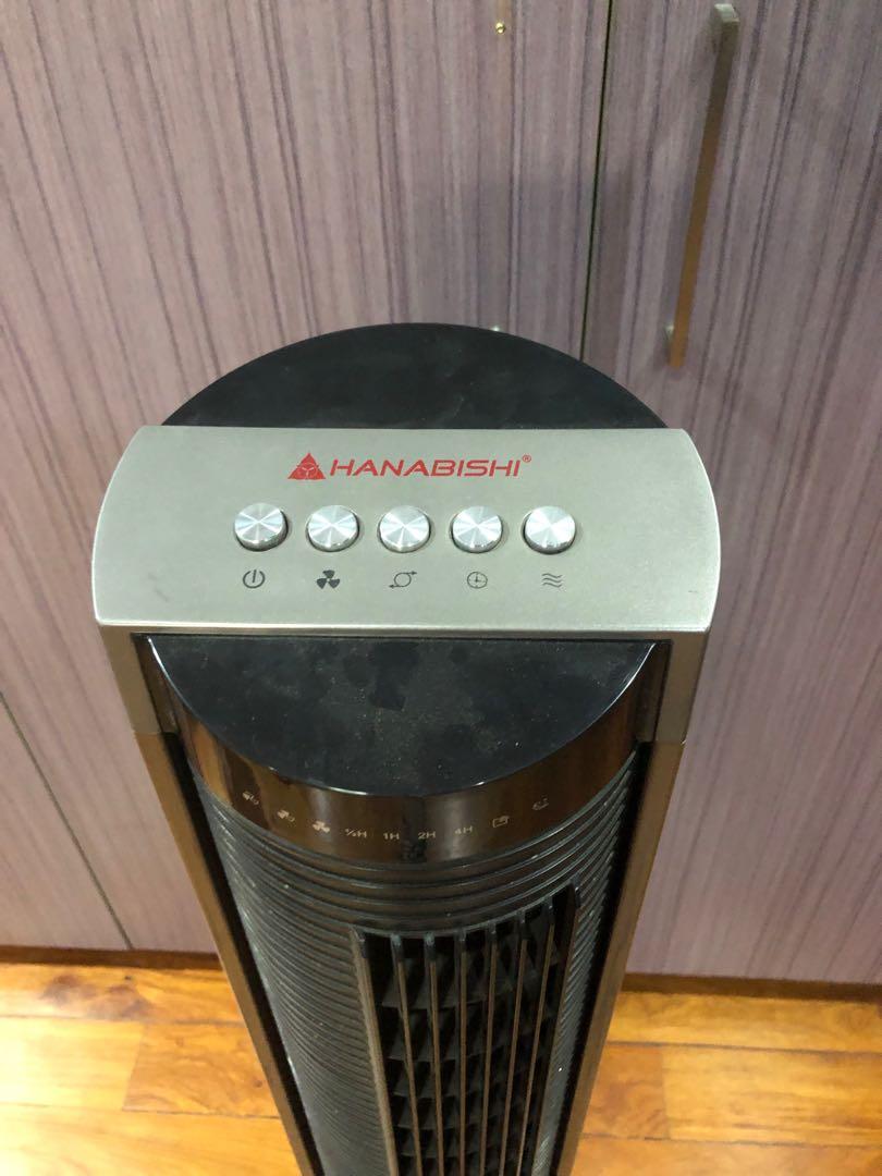 Set of electric fan ( 2 kdk fans and 1 hanabishi tower fan ), Furniture ...