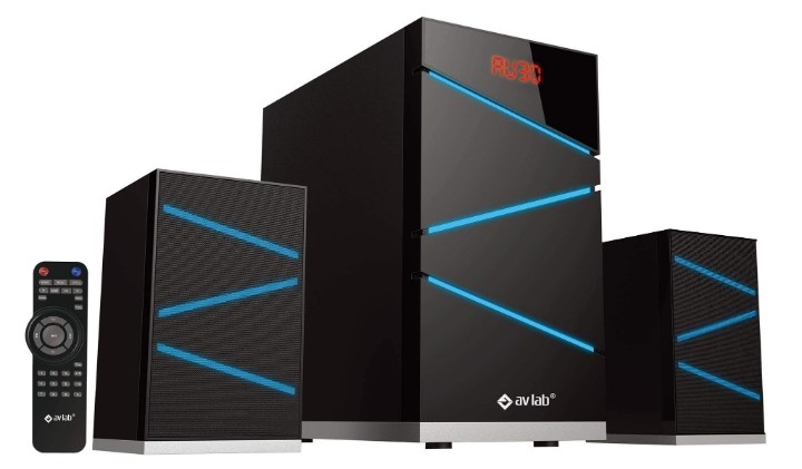 Speaker AV LAB T2 2.1 with Subwoofer, Music & Media, Music Accessories ...