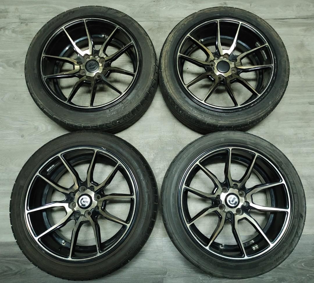 Sport Rim 16 inch sekali tayar 205/45/16 Wira Satria Myvi Alza Gen2 ...