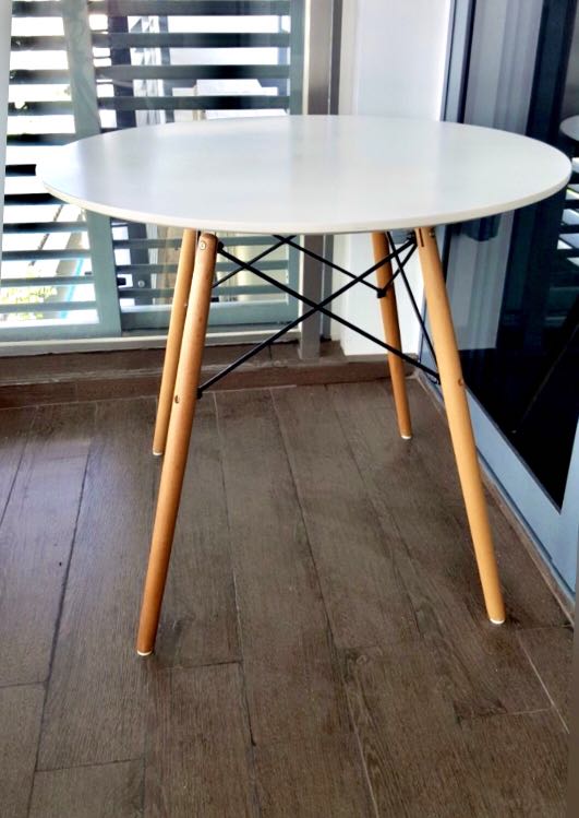 Minimalist Eames Replica Dining / Study Table, Furniture & Home Living ...