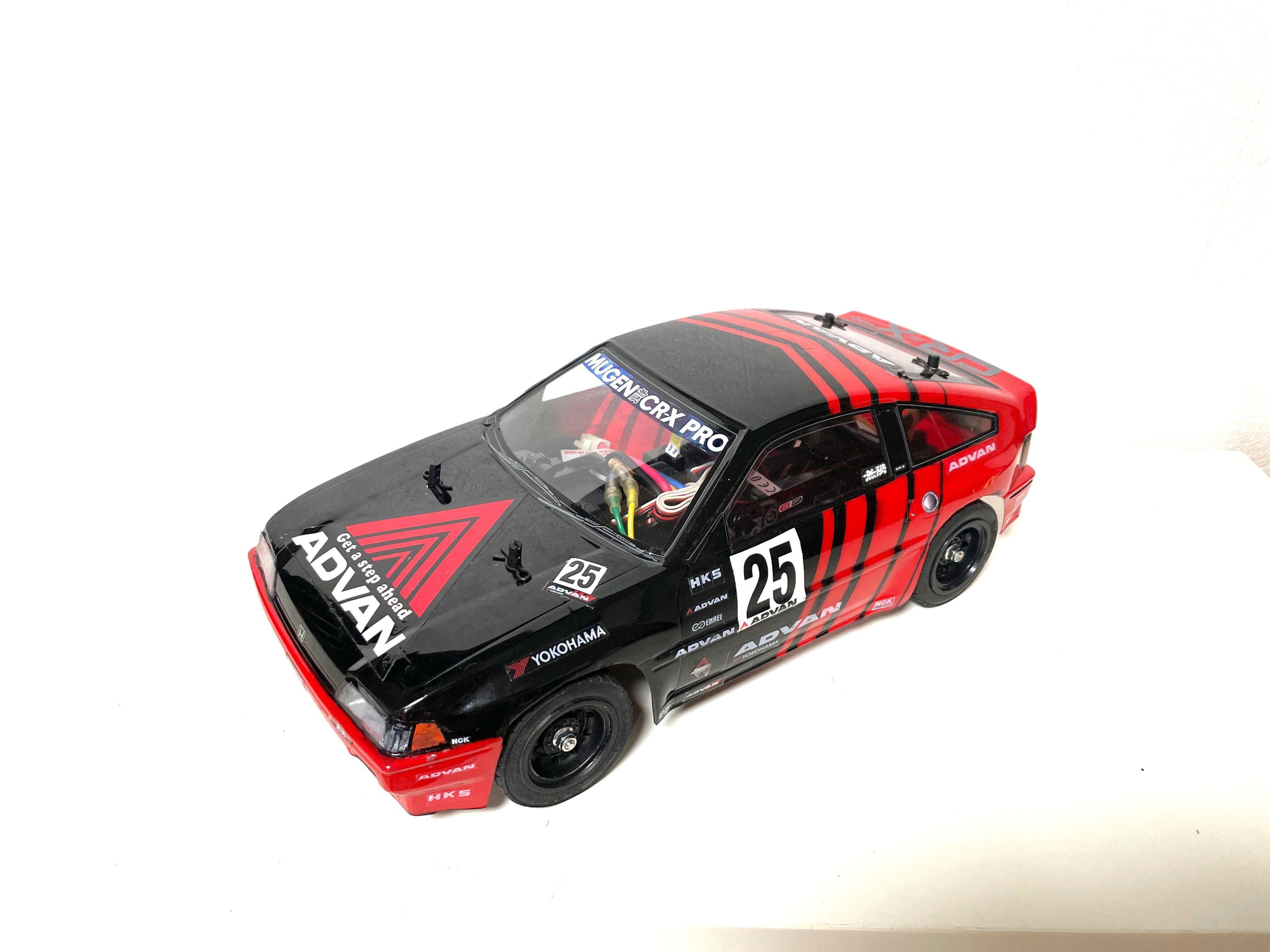 Tamiya RC 1/10 Honda CRX Advan Racing Team, Everything Else on Carousell