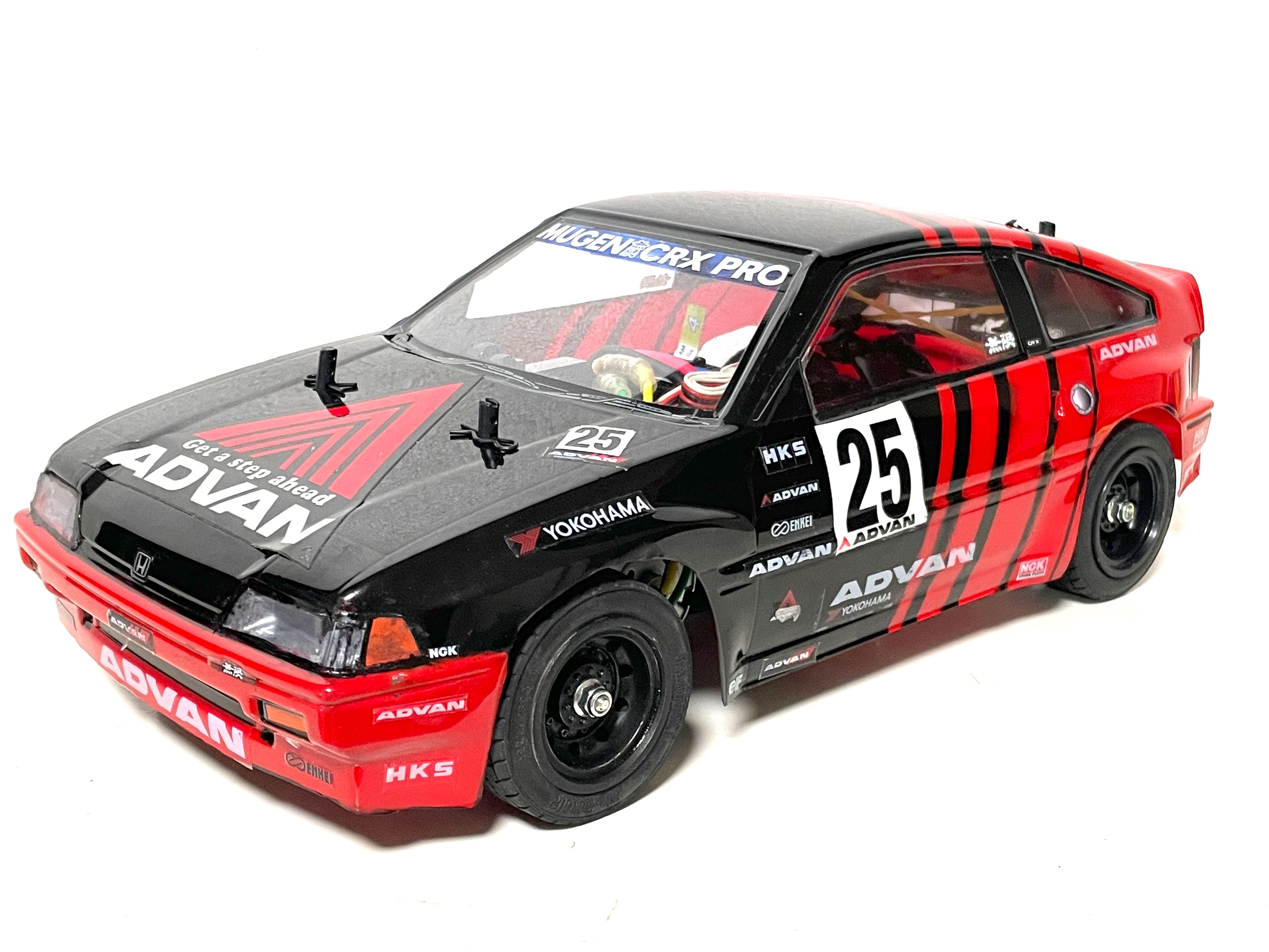 Tamiya RC 1/10 Honda CRX Advan Racing Team, Everything Else on Carousell