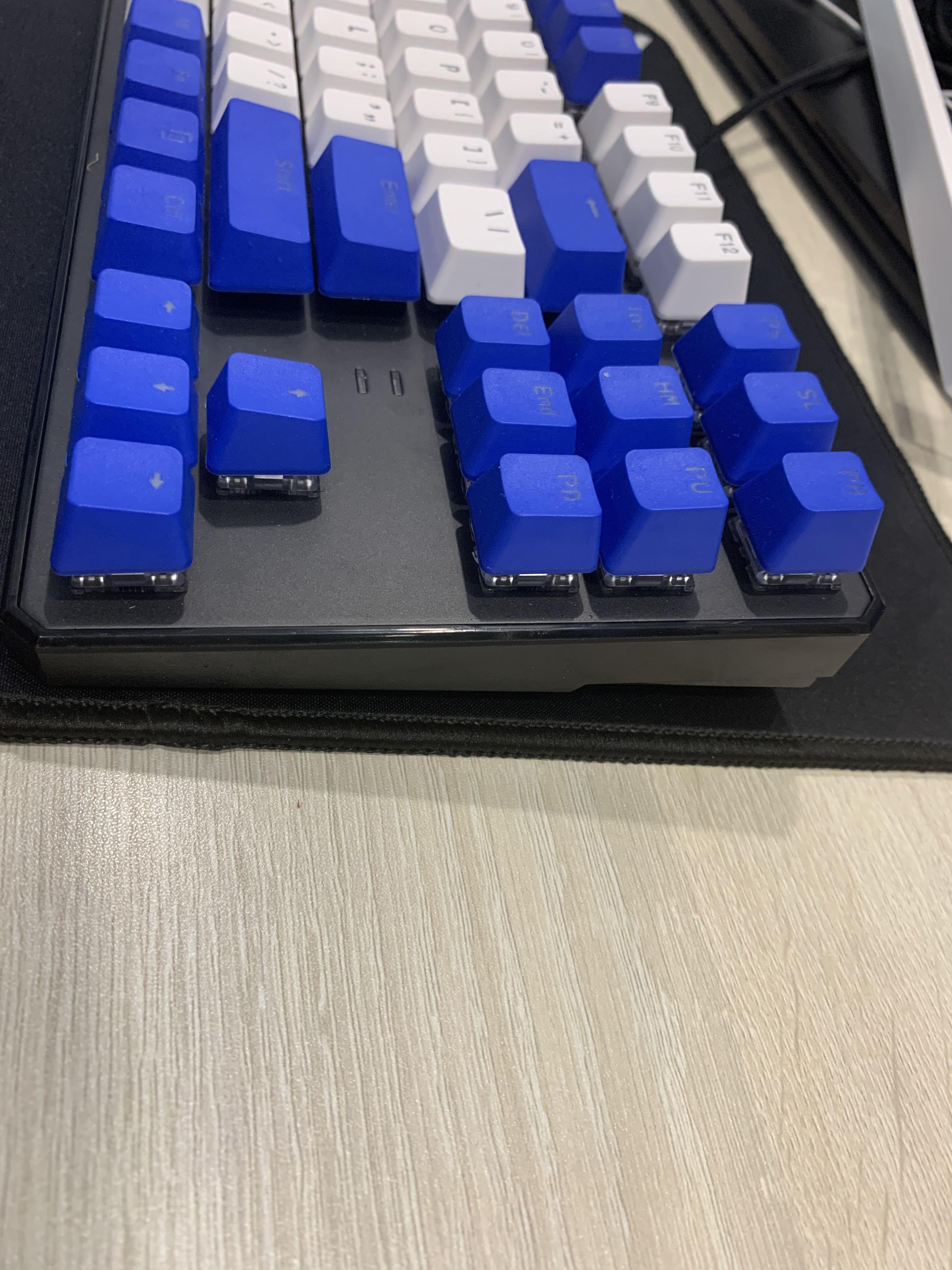 TKL hotswappable pcb keyboard without key switches and keycaps ...