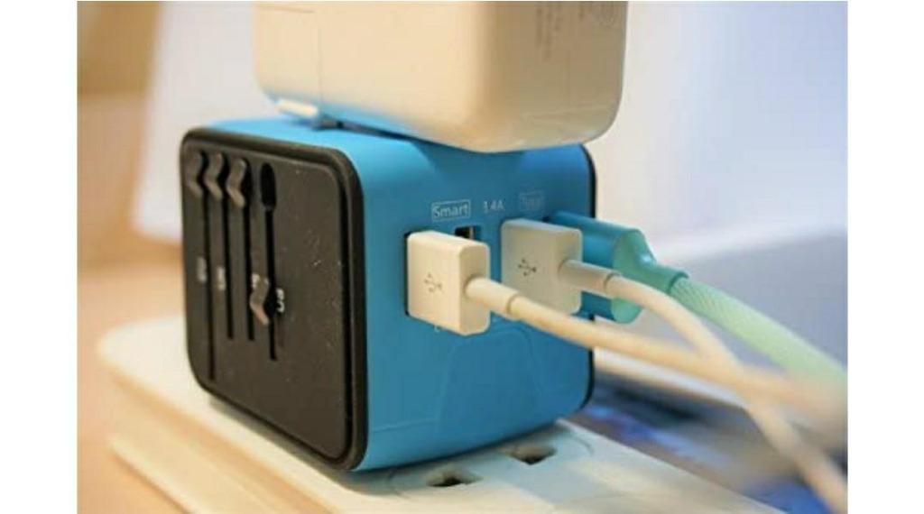 Travel Adapter Outlet Charger International Travel Power Adapter 3.4A ...