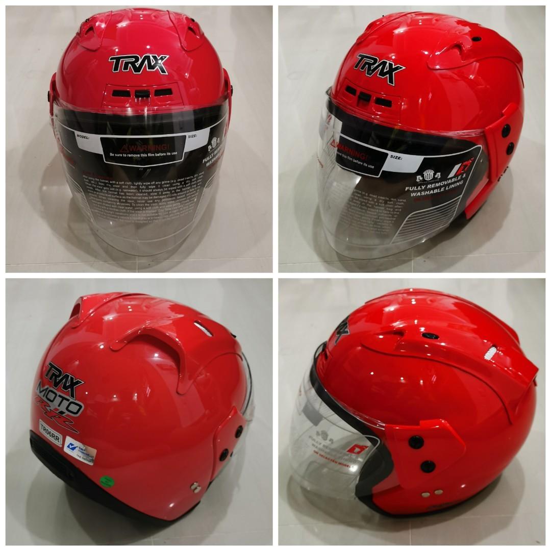 Trax Helmet, Motorcycles, Motorcycle Accessories on Carousell