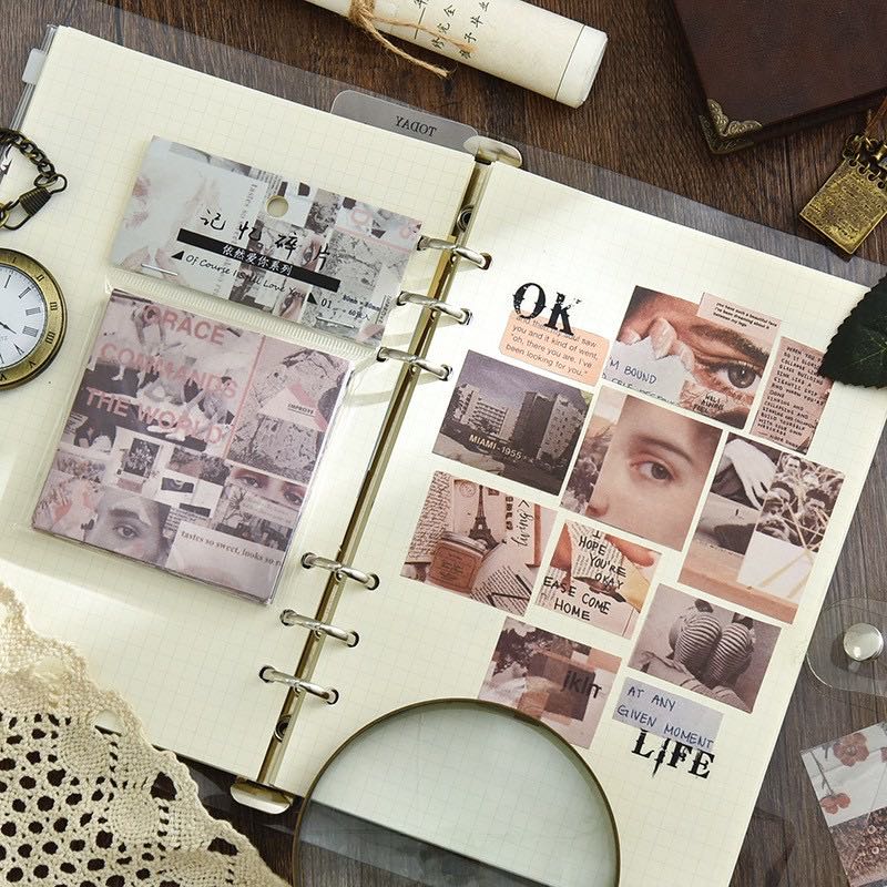 Vintage Bujo Background Paper, Hobbies & Toys, Stationery & Craft ...