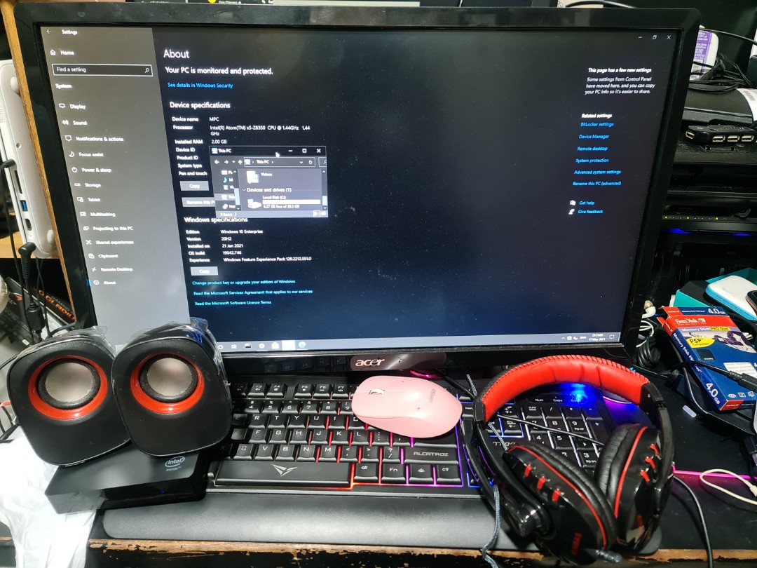 Z85 Intel Nuc PC desktop computer mini setup, Computers & Tech, Parts ...
