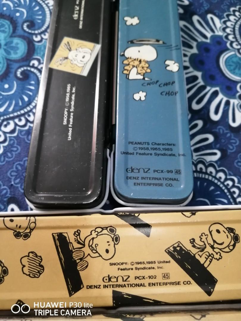 1958 and 1985 Peanuts Snoopy and Felix The Cat Tin Can, Hobbies & Toys ...