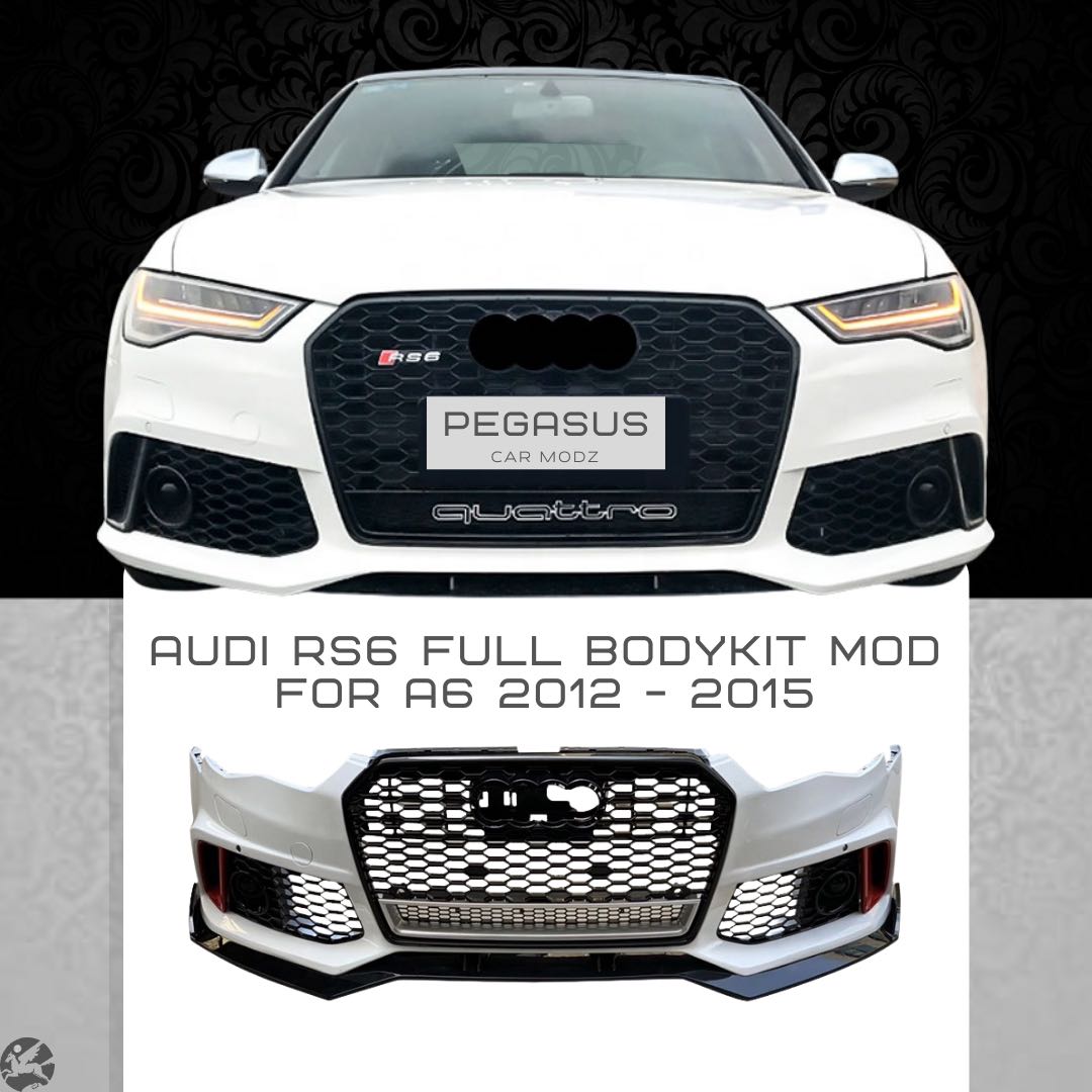 Audi RS6 Full Bodykit Mod for A6 2012-2015, Car Accessories ...