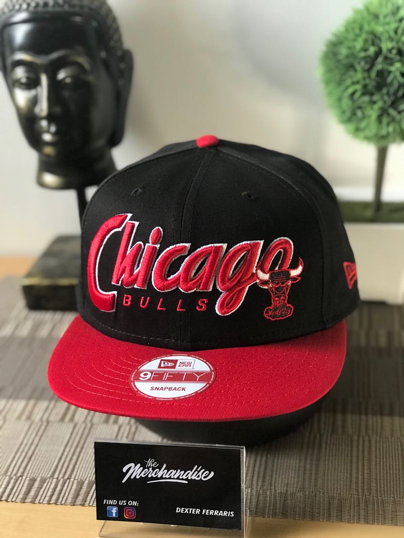 Authentic Chicago Bulls Snapback Hat by New Era, Men's Fashion, Watches ...