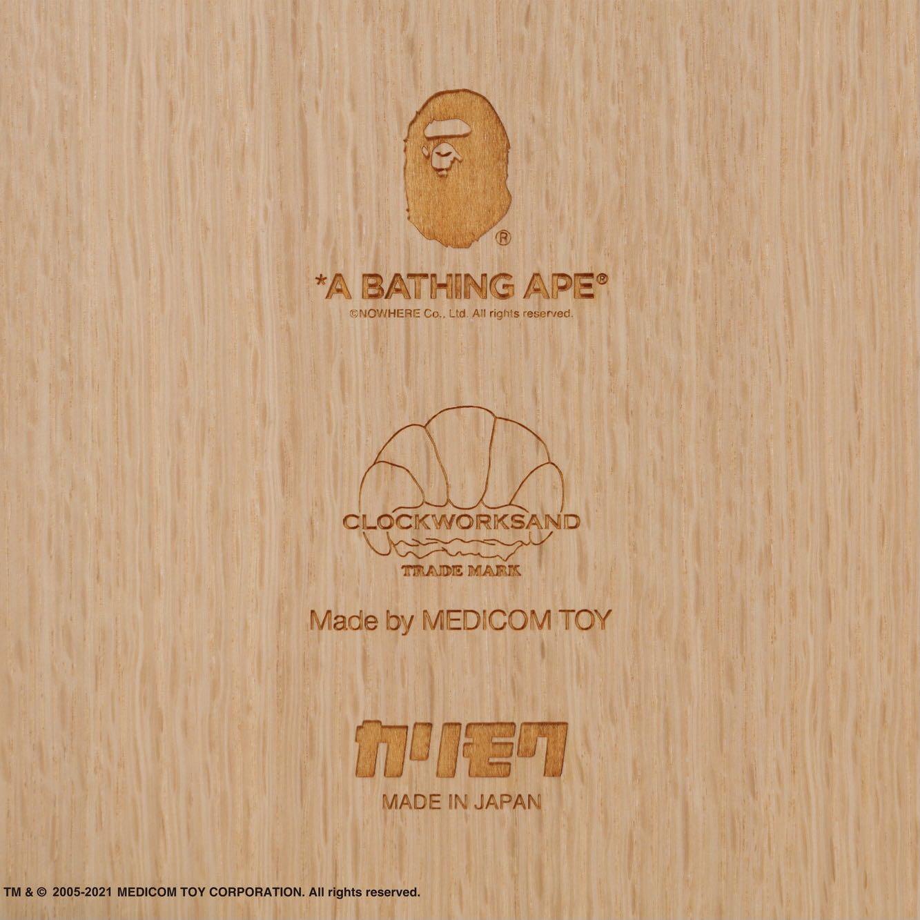 BAPE X CLOCKWORKSAND X KARIMOKU APE HEAD WALL CLOCK, Furniture & Home ...