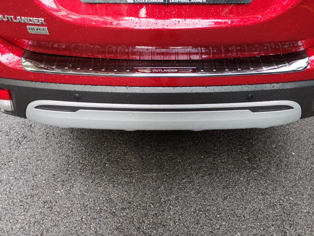 Black Outlander boot scuff plate / Bumper protector, Car Accessories ...