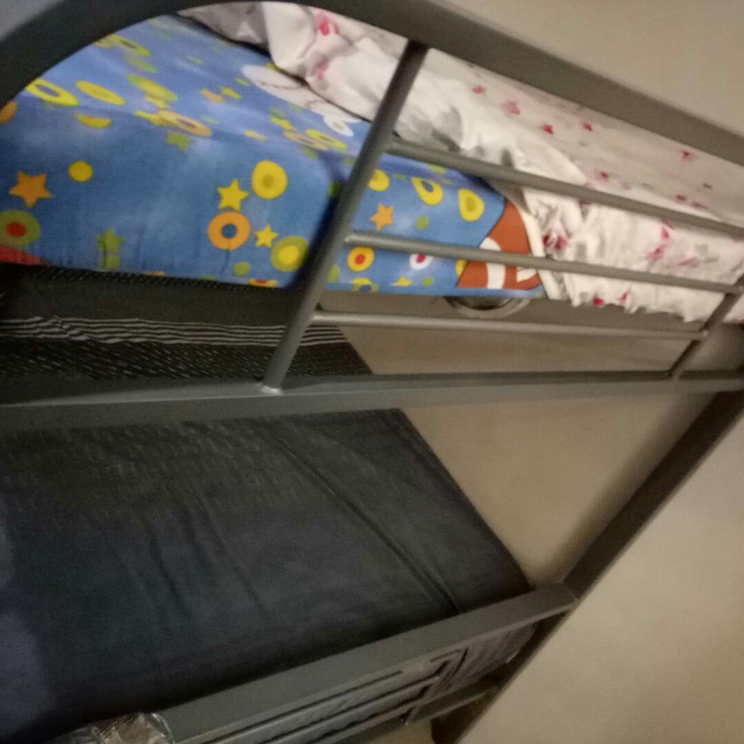 Collapsible Steel Frame Double Deck (Double and Twin Size), Furniture ...