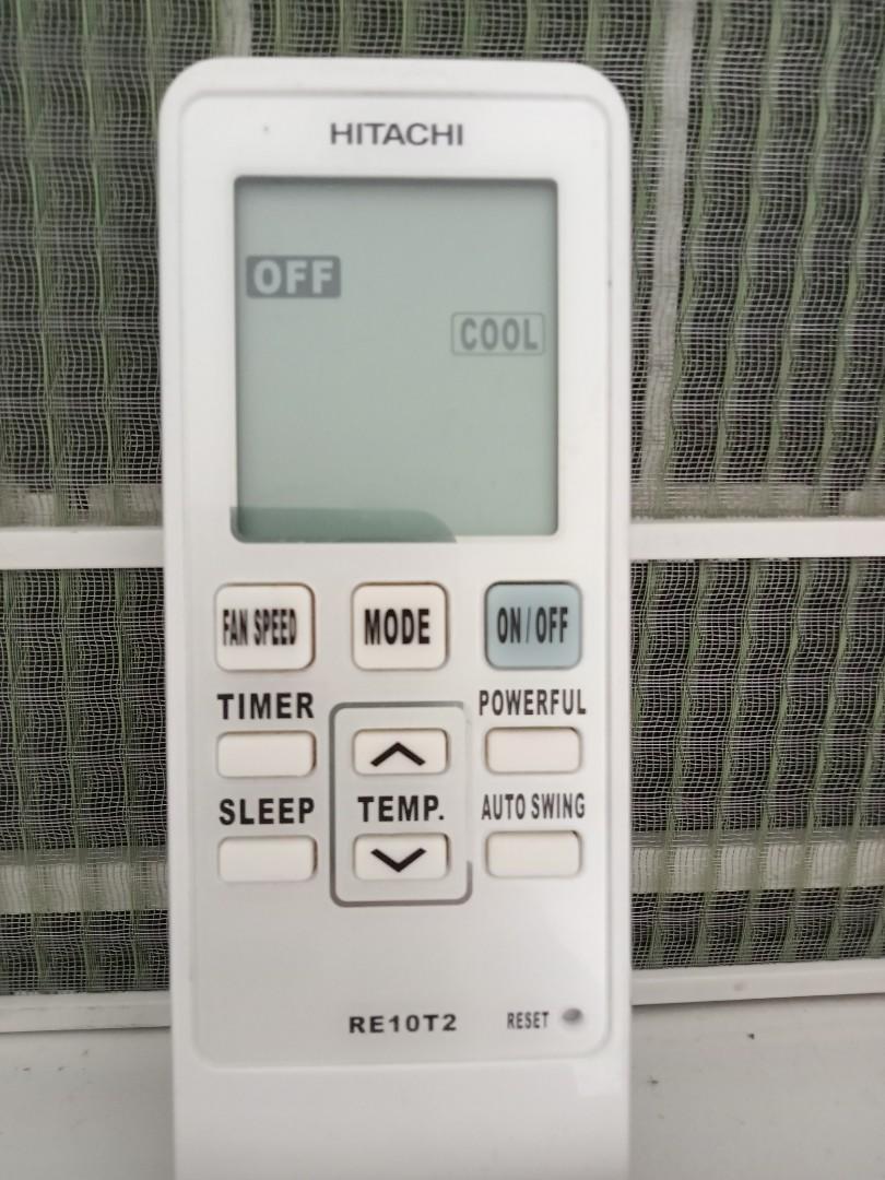 WINDOW TYPE DC INVERTER HITACHI 1HP RA-10HVQ, TV & Home Appliances, Air ...