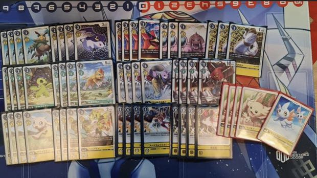 Digimon Yellow Green Rookie Rush Deck, Hobbies & Toys, Toys & Games on ...
