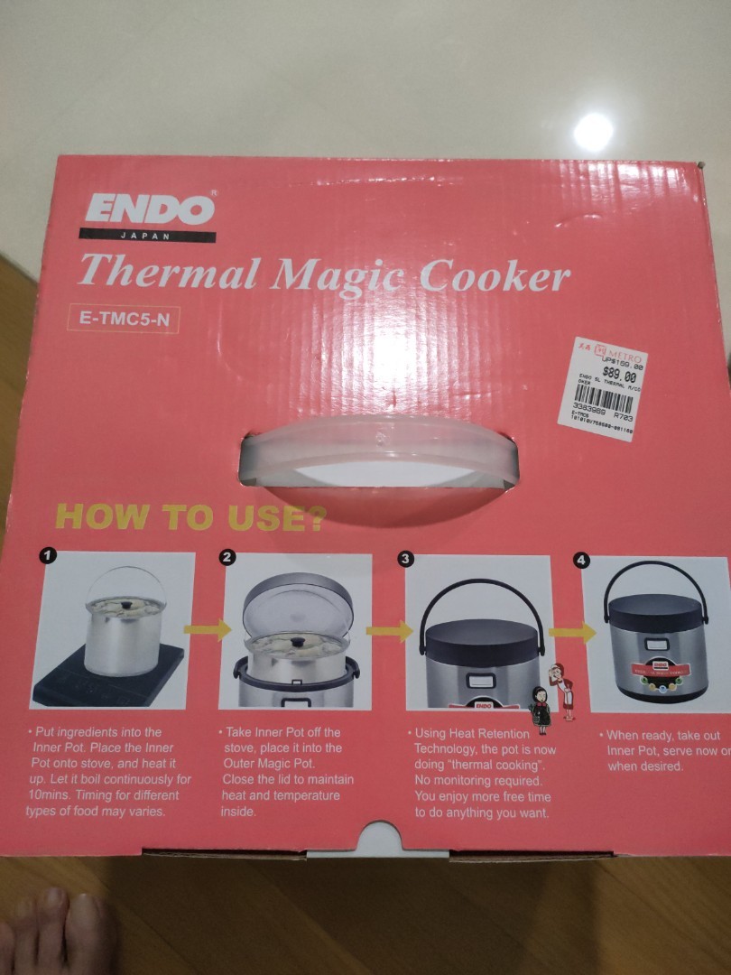 ENDO Thermal Magic Cooker, TV & Home Appliances, Kitchen Appliances ...