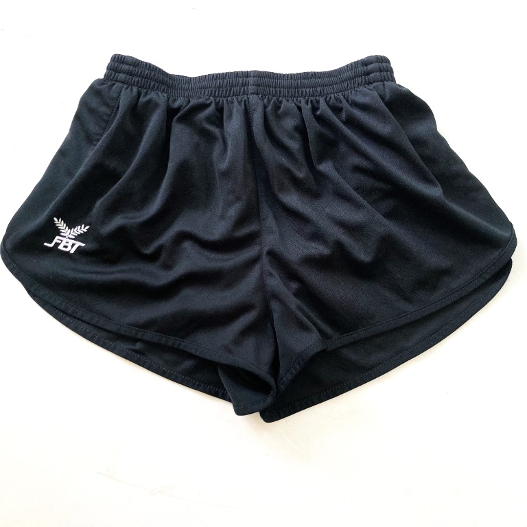 FBT Black Curve Cut Running Shorts L, Men's Fashion, Activewear on ...