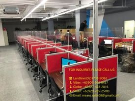 FISH BONE CUBICLE OFFICE PARTITION, Furniture & Home Living, Office ...