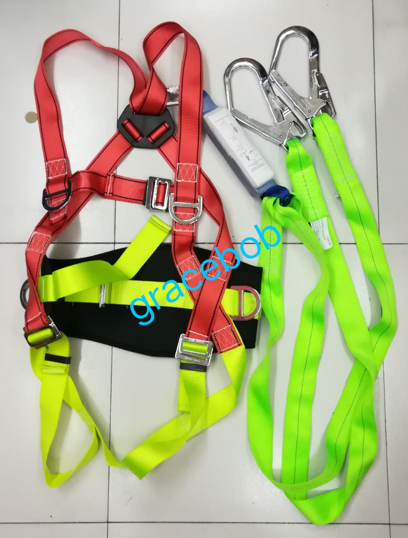 Full body harness with back support, Commercial & Industrial ...
