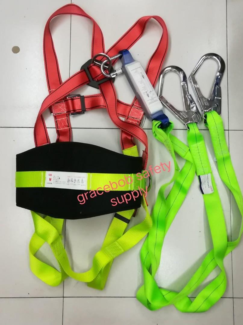 Full body harness with back support, Commercial & Industrial ...