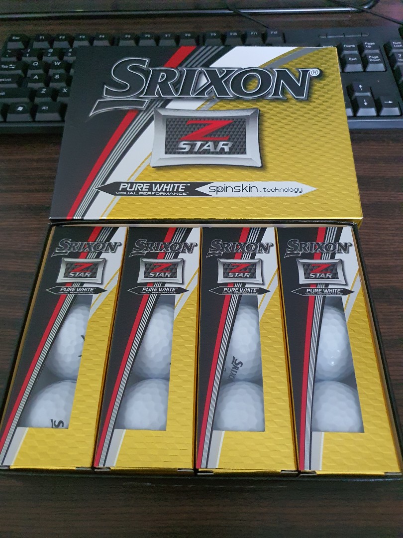 Golf ball Srixon Z Star New 12 in a box, Sports Equipment, Sports ...