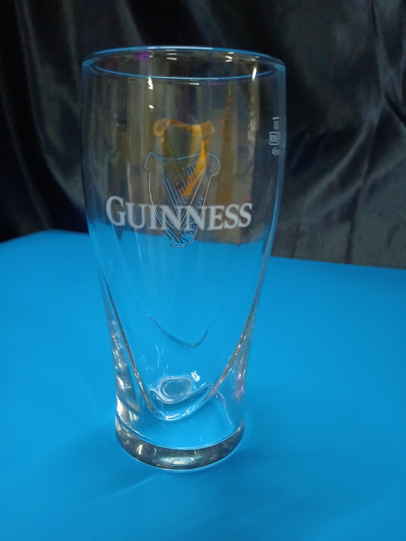 Guinness Pint Glass X 2 Pieces (0.5litre), Food & Drinks, Alcoholic ...