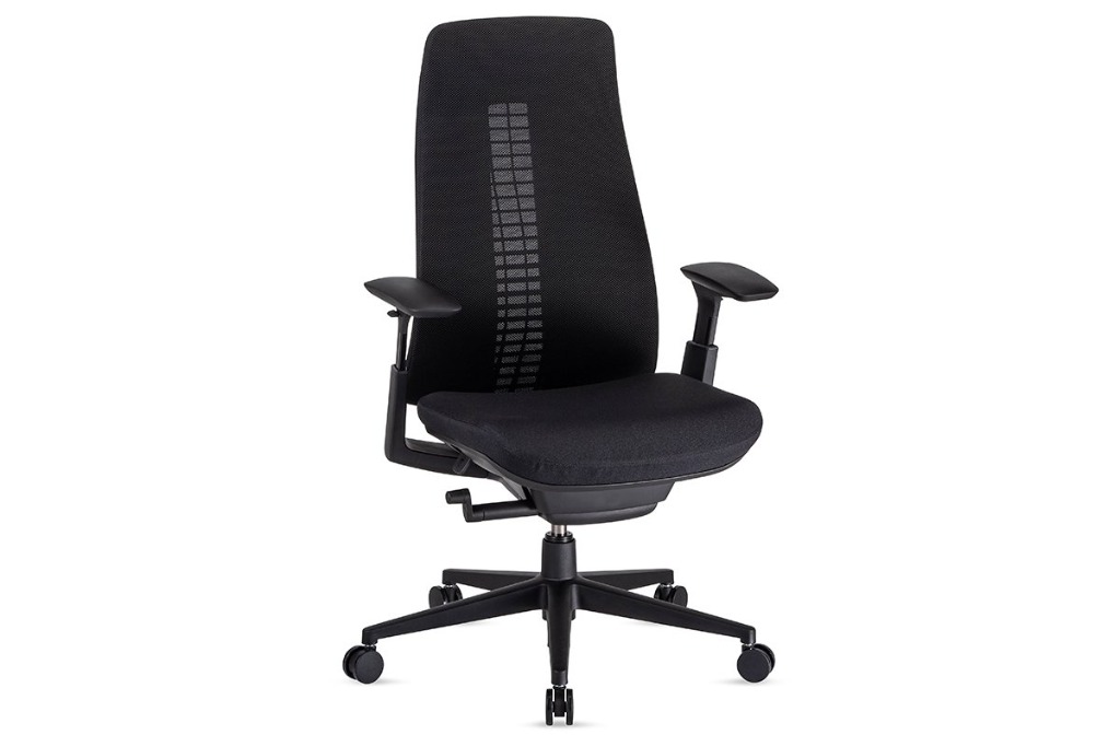 Haworth Fern Mesh Office Task Chair (Full black) - Used less than 1 ...