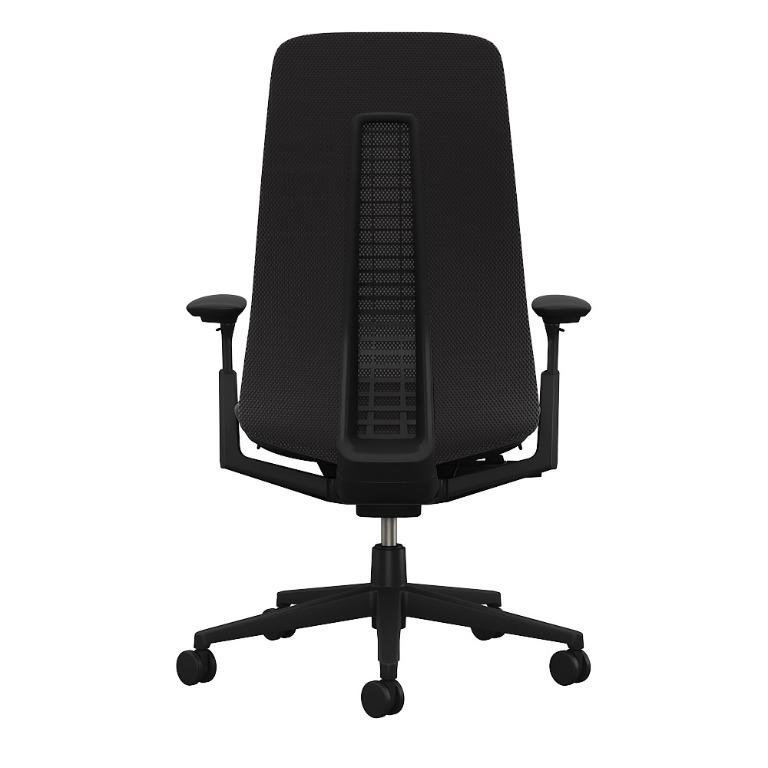 Haworth Fern Mesh Office Task Chair (Full black) - Used less than 1 ...