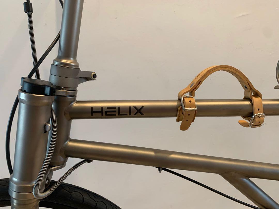 HELIX TITANIUM FOLDING BIKE! Fully upgraded including hydraulic disc ...
