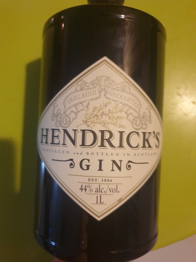Hendrick's Gin 1 Litre, Food & Drinks, Alcoholic Beverages on Carousell