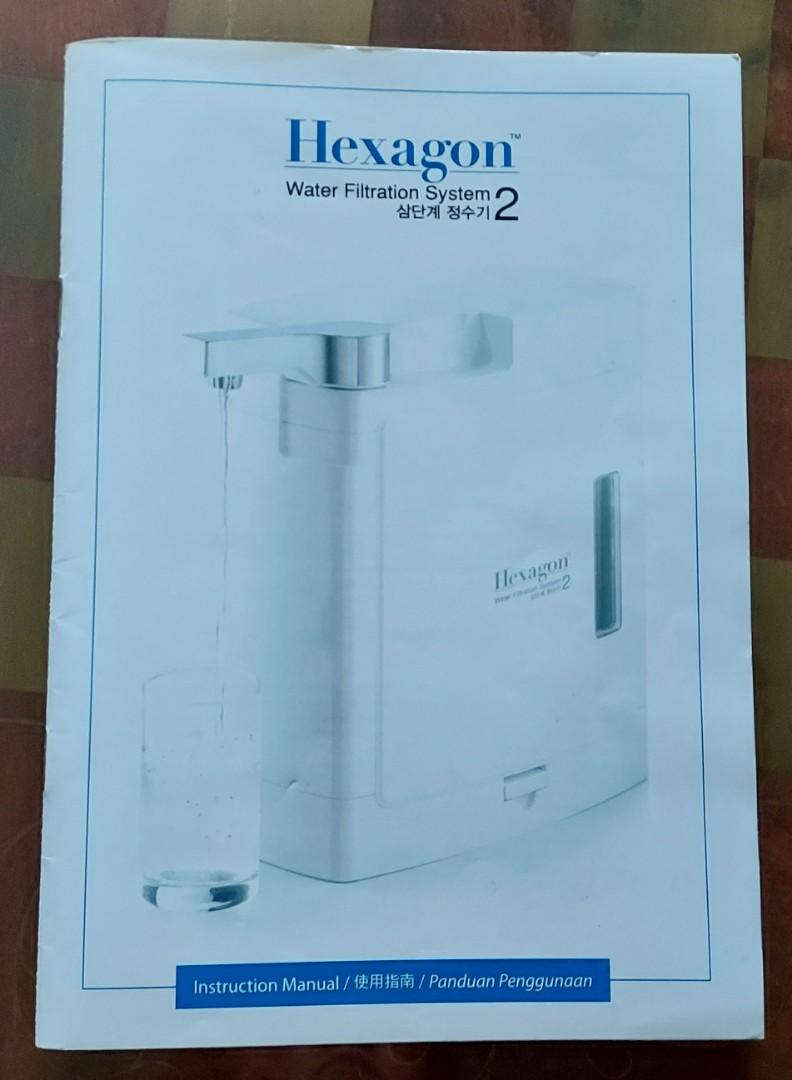 Hexagon Water Filtration System 2, TV & Home Appliances, Kitchen ...