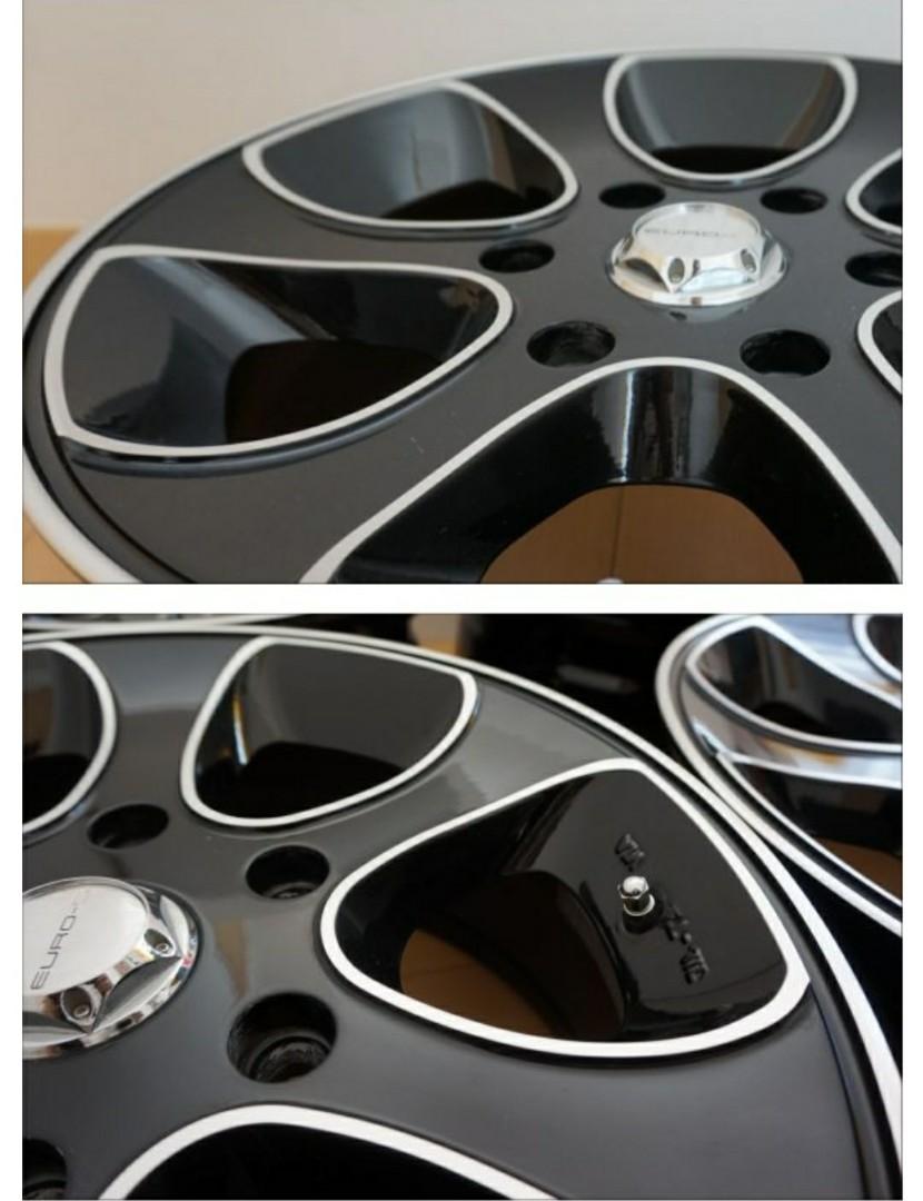 Hiace 16'inch Euro-S Rims, Car Accessories, Tyres & Rims on Carousell