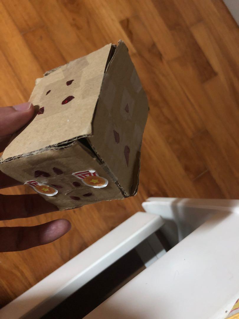 Home-made cardboard medal dice, Hobbies & Toys, Toys & Games on Carousell