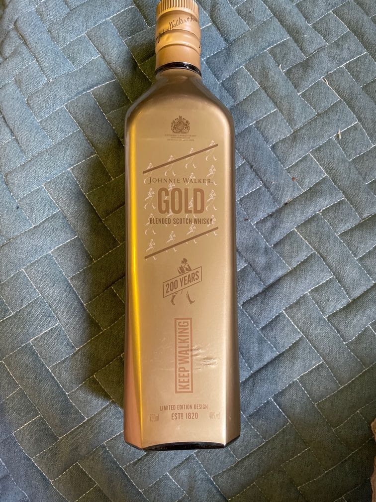 johny walker gold label limited edition design, Food & Drinks ...