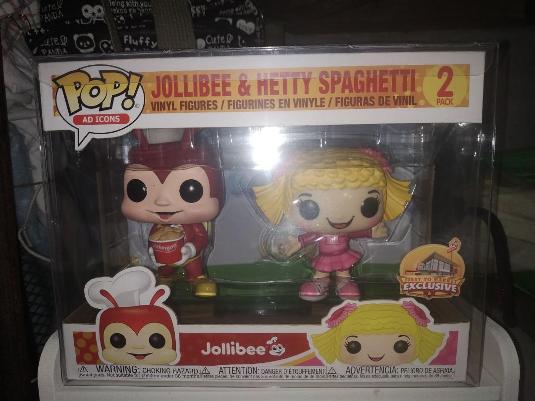 Jollibee & Hetty Spaghetti Funko Pop! (with Protector), Hobbies & Toys ...