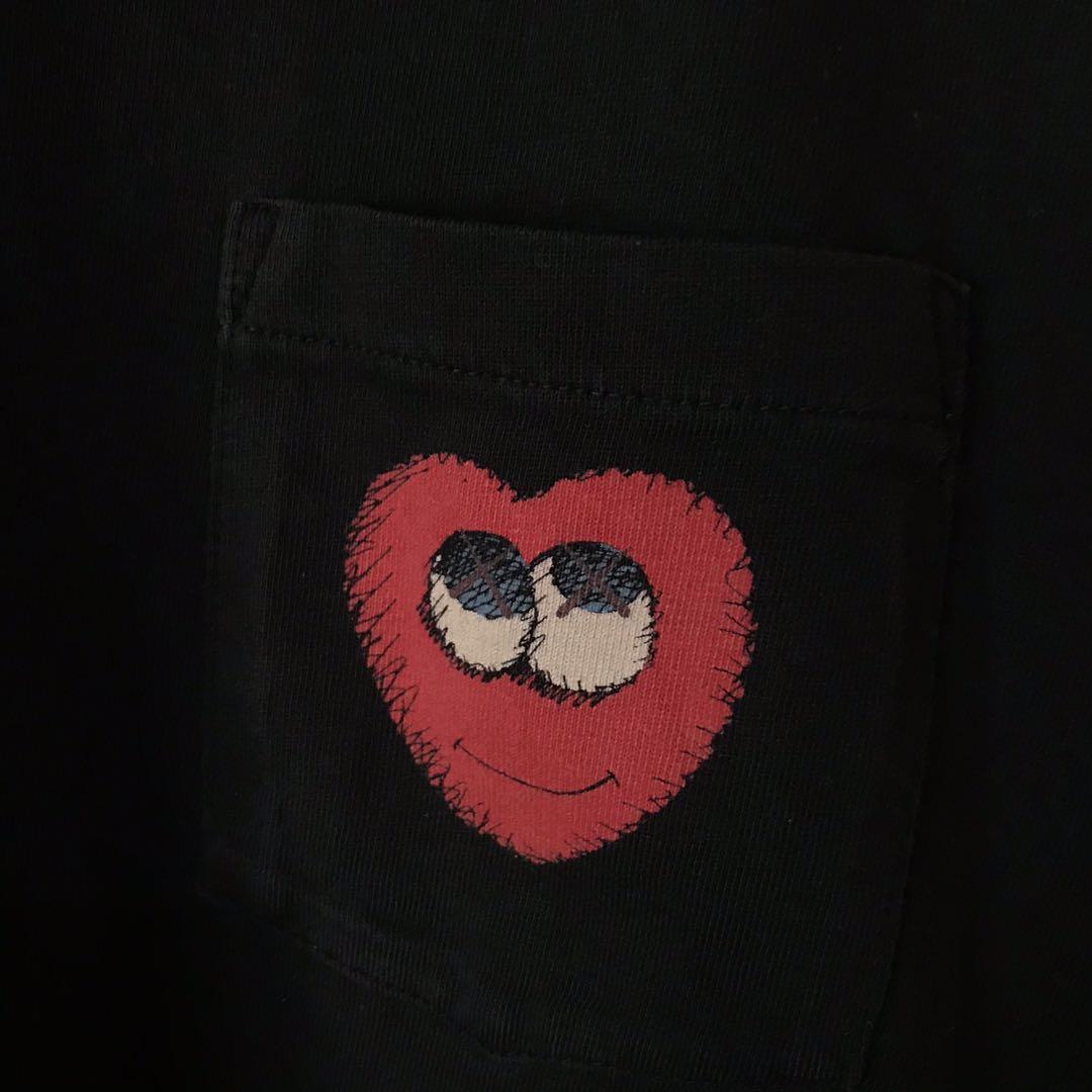 Kaws heart logo, Men's Fashion, Tops & Sets, Tshirts & Polo Shirts on ...