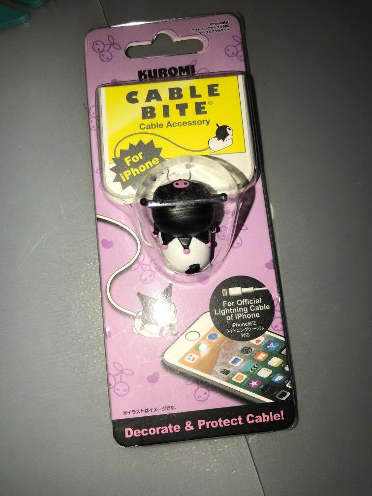 Kuromi iPhone cable protector (authentic Sanrio), Mobile Phones ...