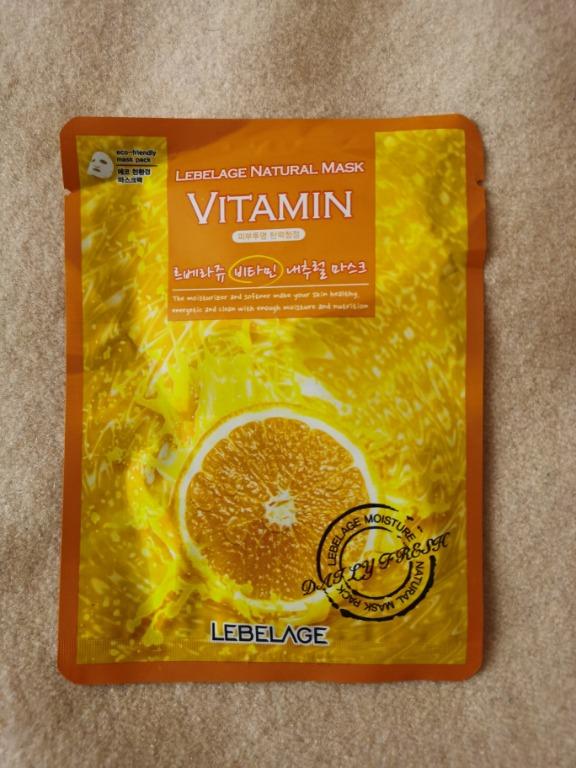 Labelage Vitamin Face Mask, Beauty & Personal Care, Face, Face Care on ...