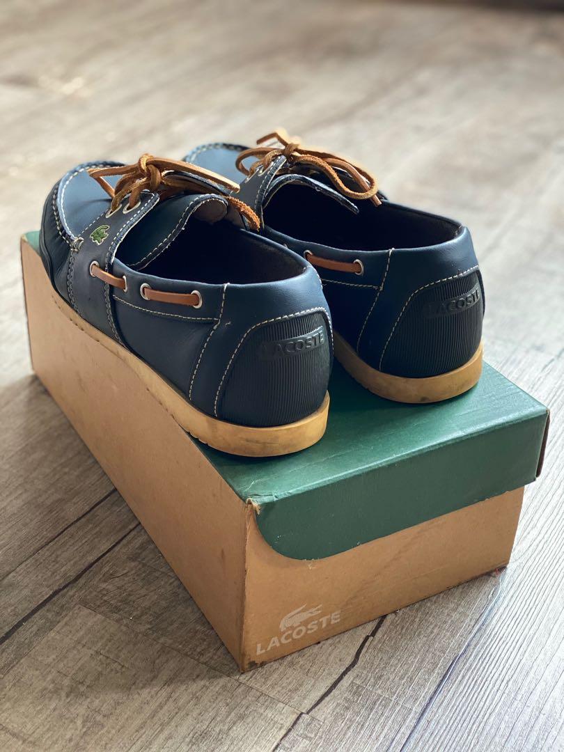 Lacoste Boat Shoes, Men's Fashion, Footwear, Dress Shoes on Carousell